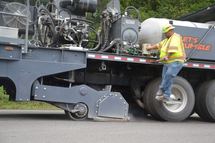 How it works: Applying rumble strips | News, Sports, Jobs - Marietta Times